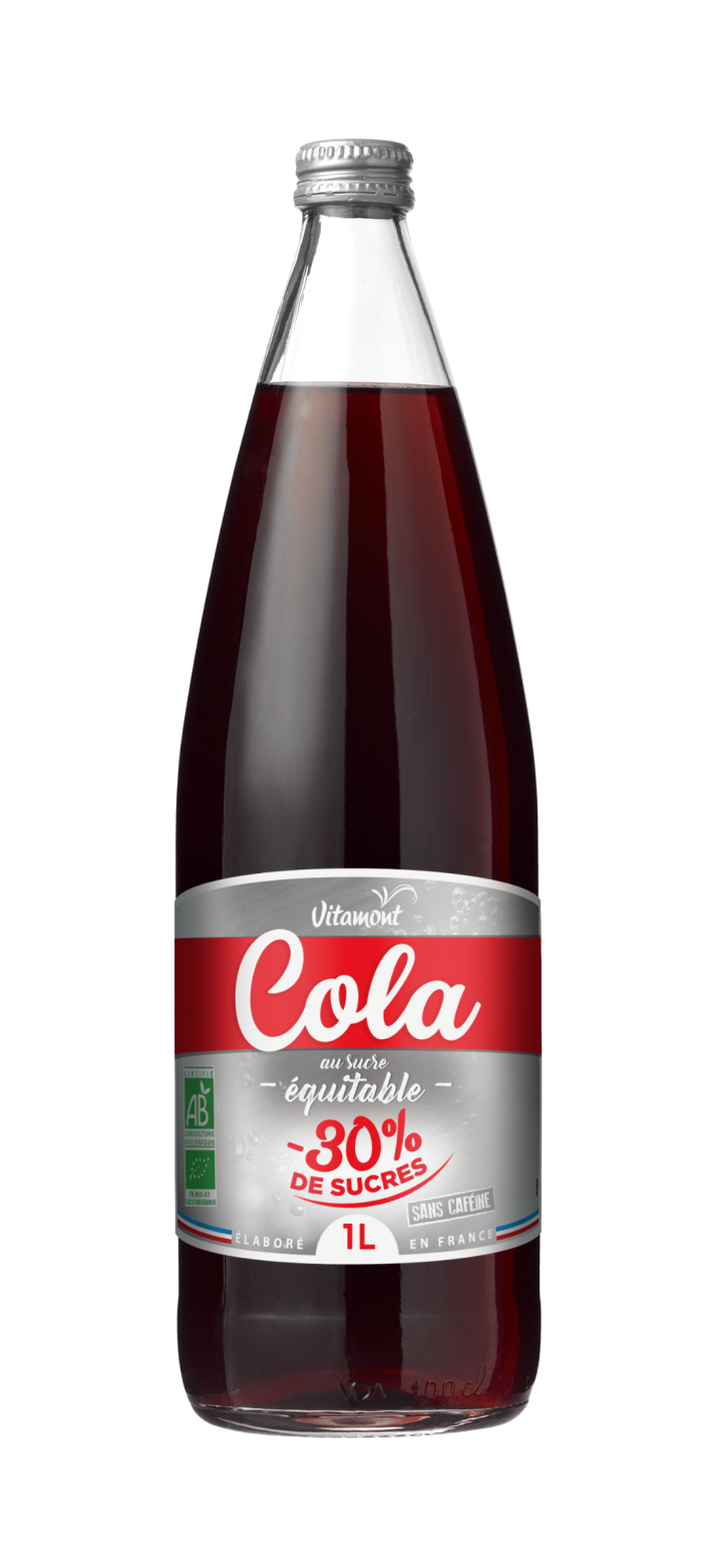 Organic Fair trade Cola 30% less sugar - Vitamont