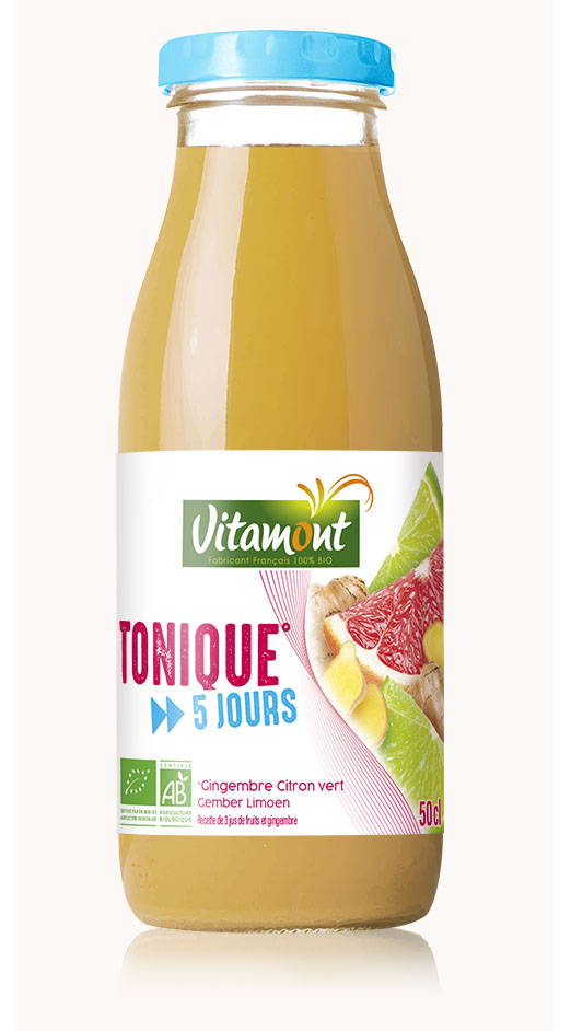 Organic Tonic Ginger & Lime - Vitamont