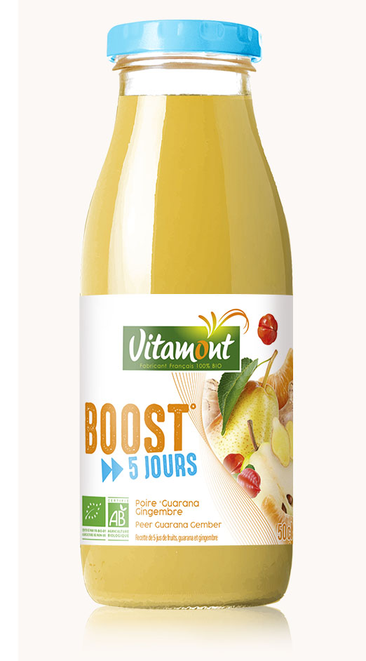 Organic Boost Clementine Pear - 5 Days Drink - Vitamont